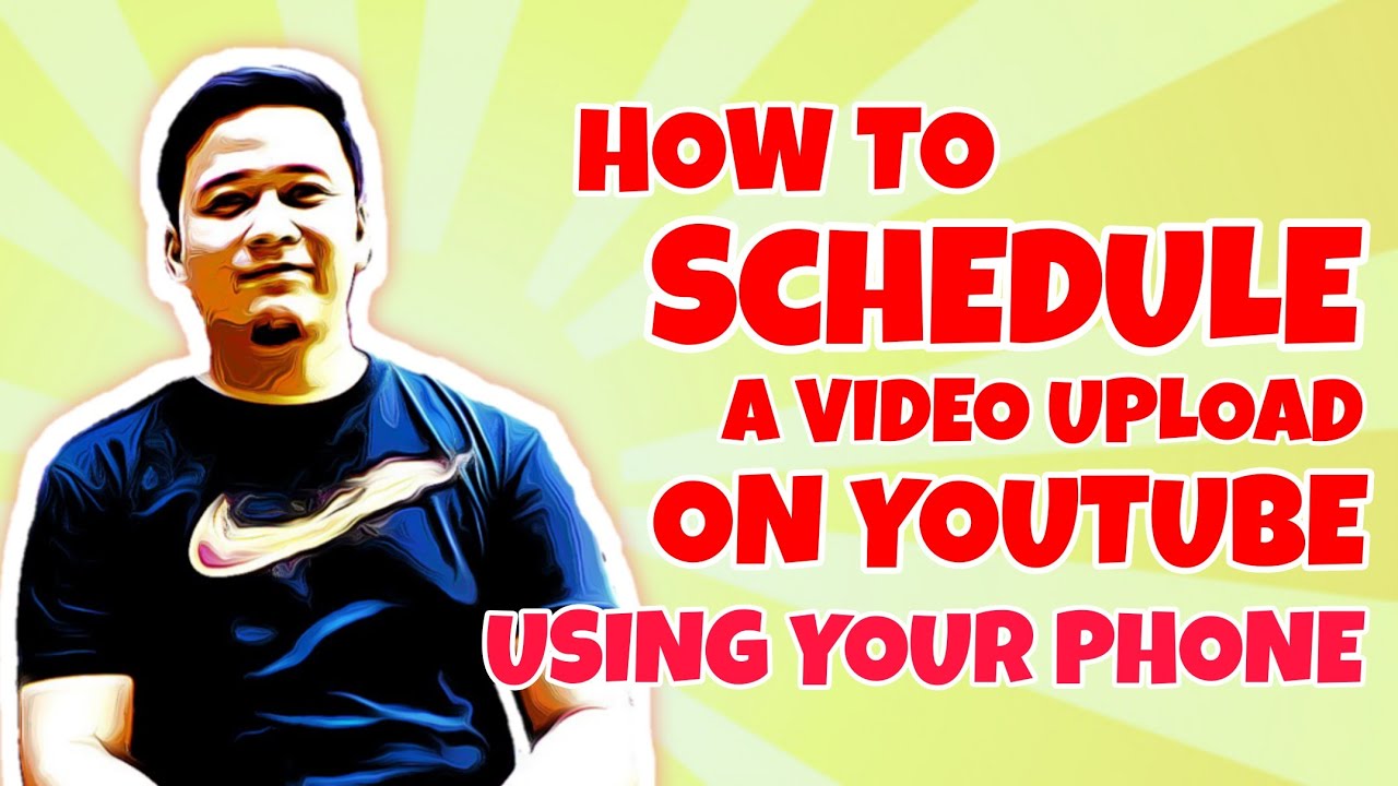 How to Schedule a Video Upload on Youtube using your Phone#schedule# ...