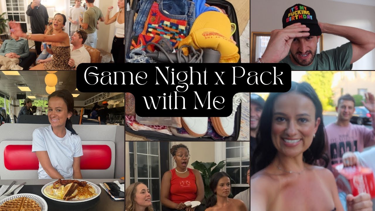 Patrick's Game Night x Packing Vlog! - YouTube