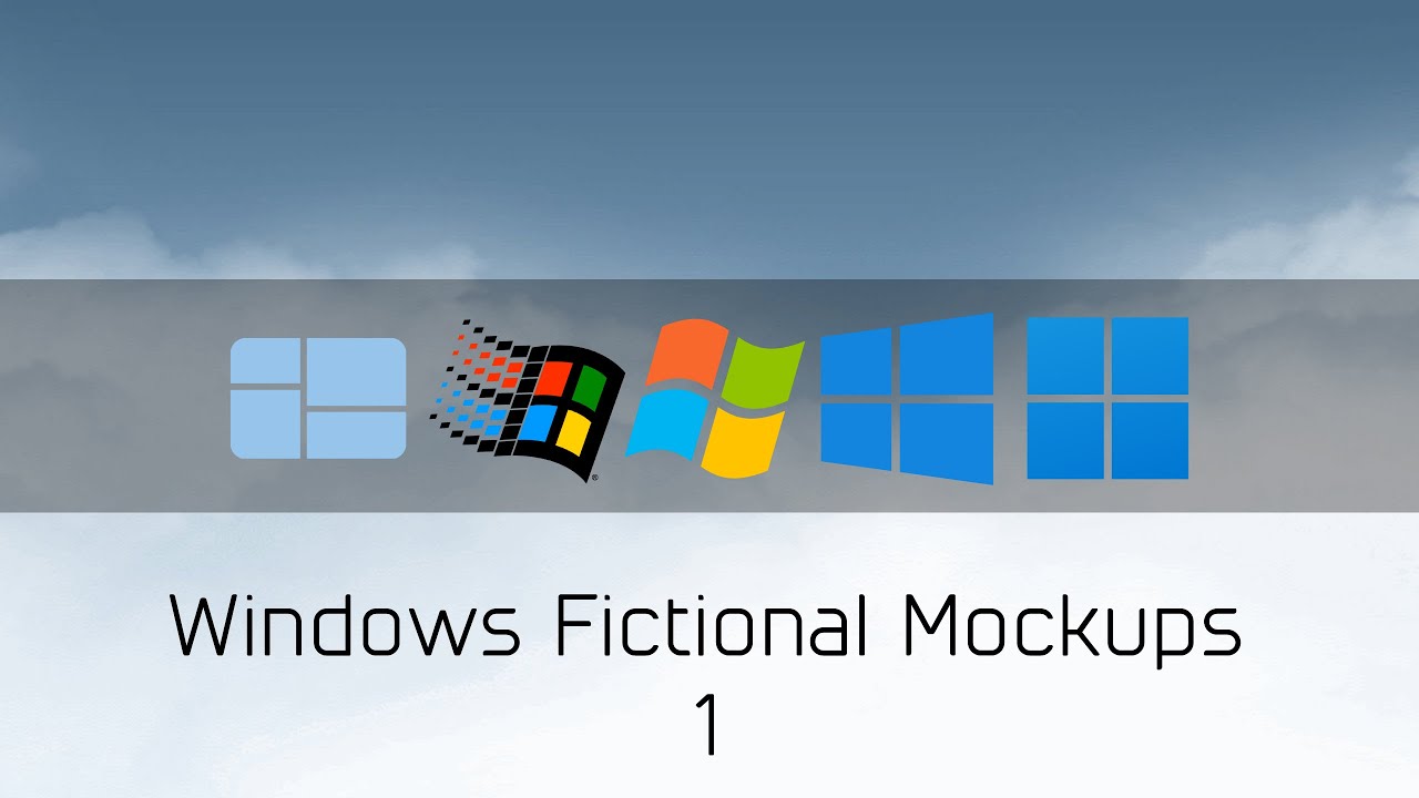 Windows Fictional Mockups #1 (Windows Never Released): Idea shortage ...