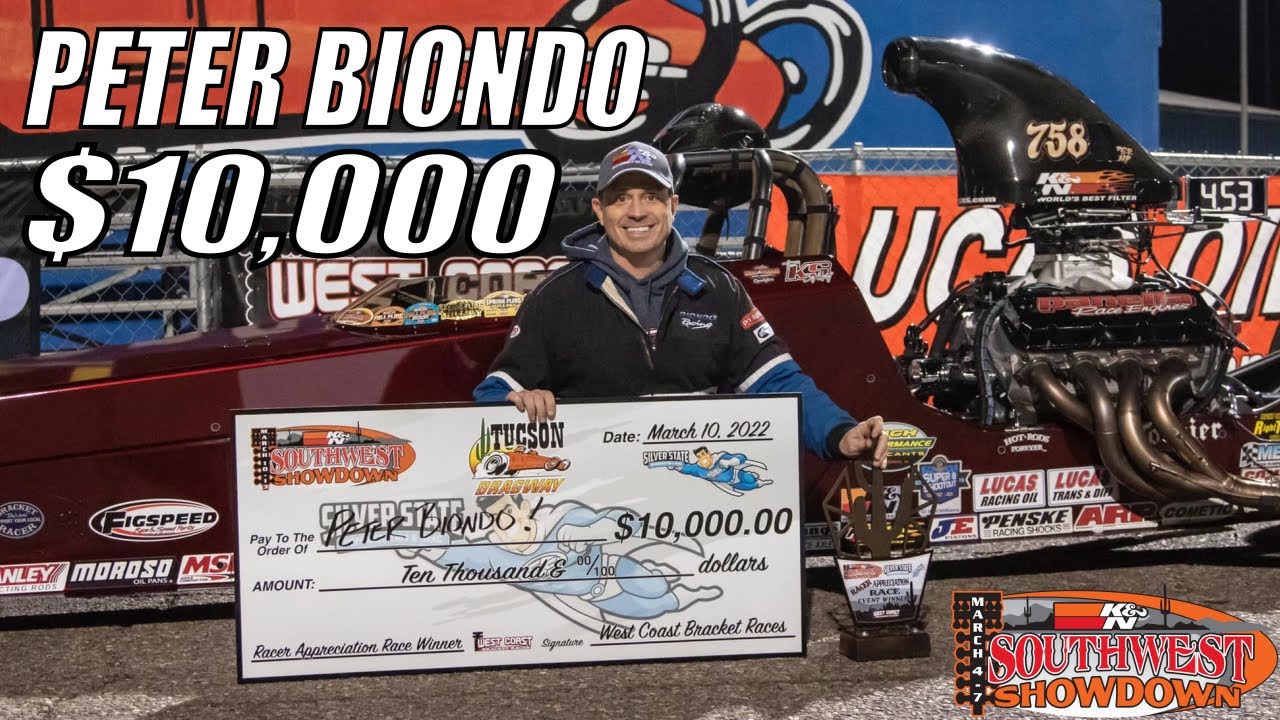 Peter Biondo Still Has It! | How He Won $10,000 at Tucson Dragway - YouTube