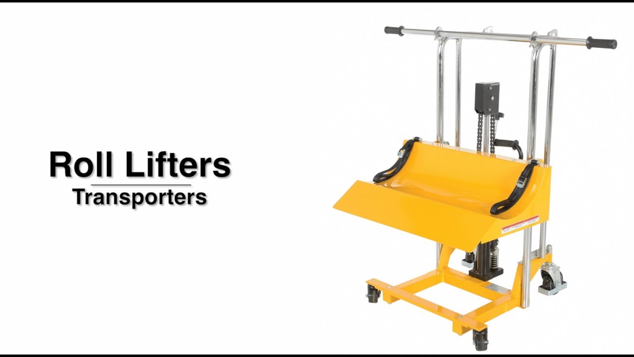 HYD-ROLL Roll Lifters and Transporters - YouTube