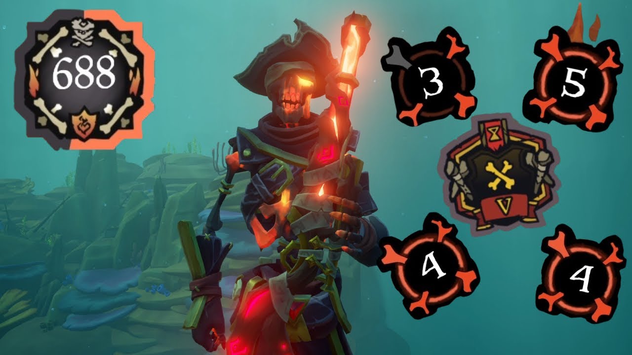 Reaching distinction V in Reaper's Bones while grinding for golden ...