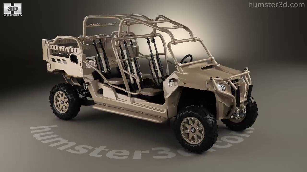 Polaris MRZR 4 Military Tan 2016 3D model by 3DModels.org - YouTube