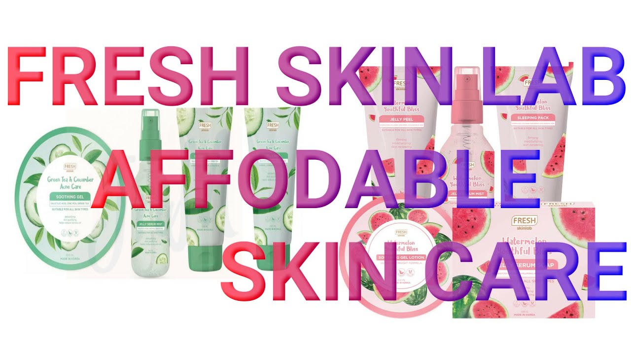1WEEK TRIAL OF FRESH SKIN LAB WATER MELON YOUTHFUL BLISS/GREEN TEA ...