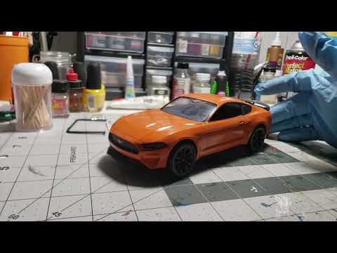 2018 Ford Mustang 1/24 Scale Monogram Snap-tite Build Review