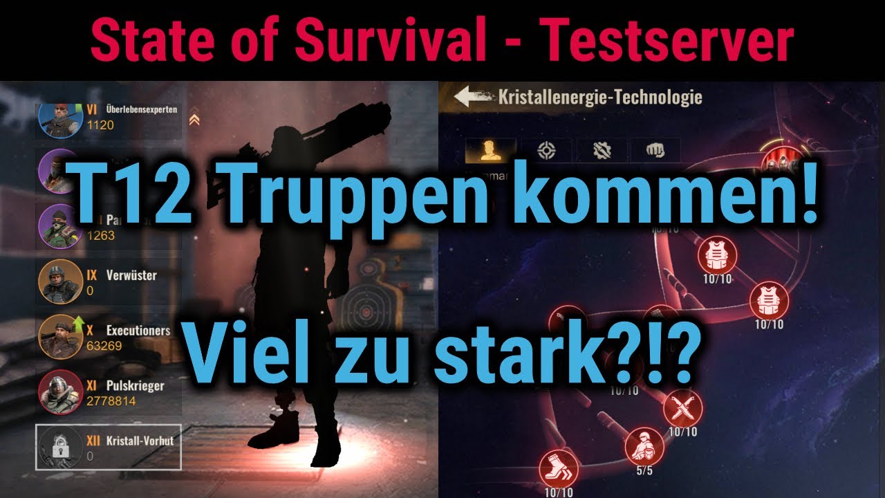 State of Survival - T12 Truppen kommen! Materialien, Fähigkeiten und ...