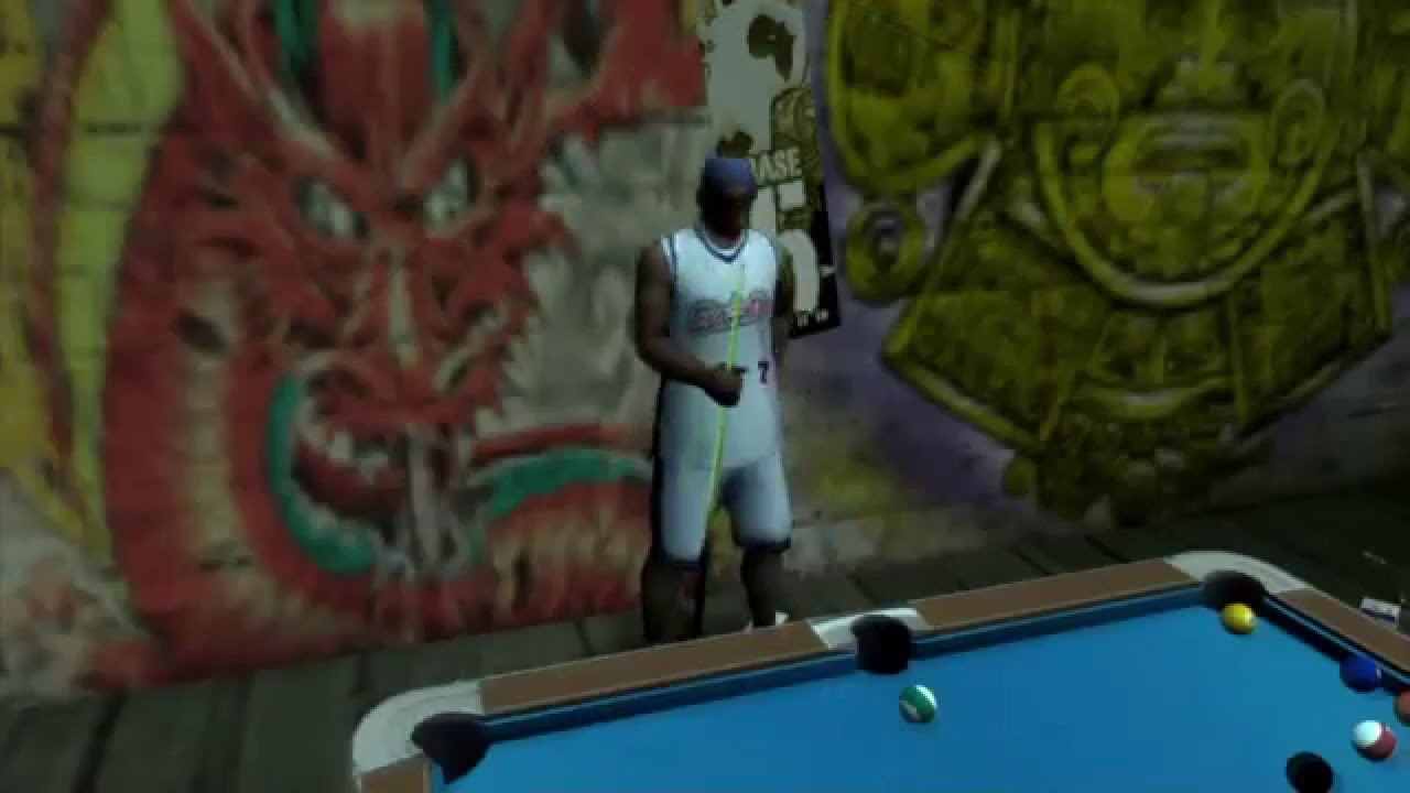 GTA San Andreas Pool Lucky Win (PS4) - YouTube