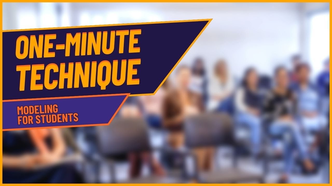 One-Minute Technique: Modeling in Early Childhood - YouTube