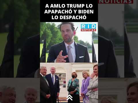 POBRE AMLO: TRUMP LO APAPACHÓ Y BIDEN LO DESPACHÓ | #Shorts