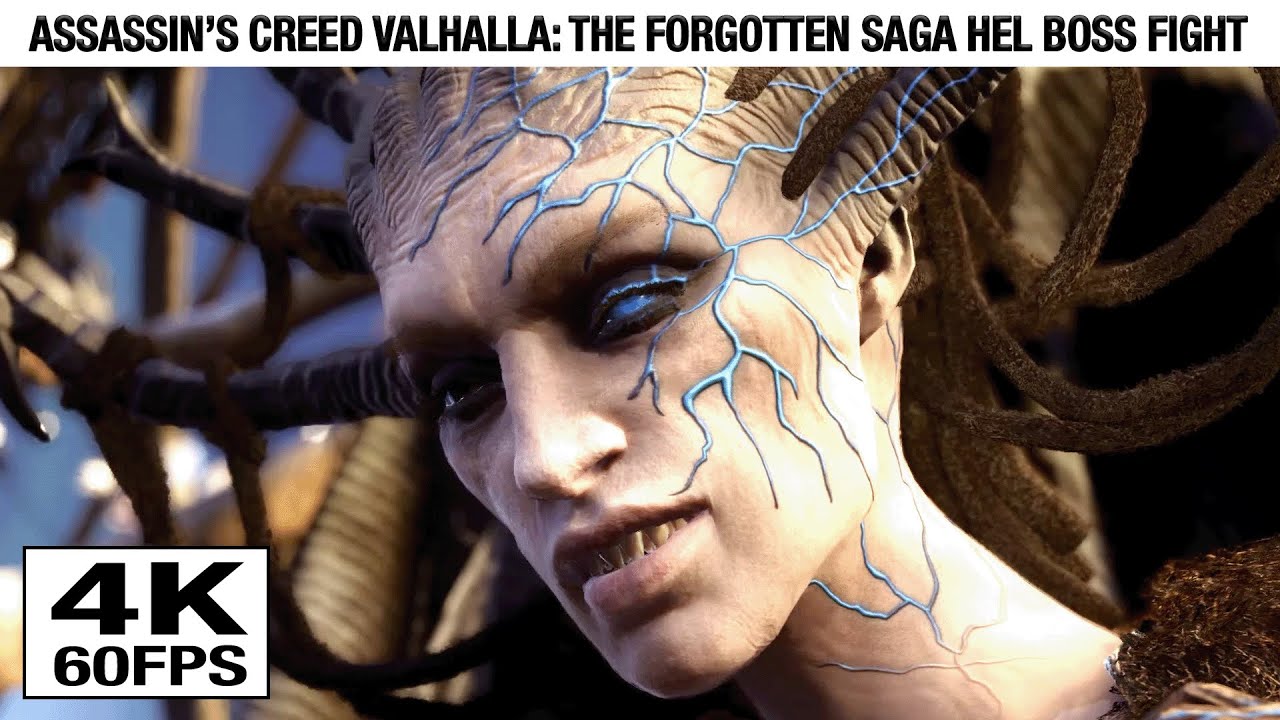 Assassin's Creed Valhalla: The Forgotten Saga HEL Boss Fight - YouTube