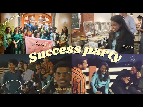 Success Party || Event coordinators || Dinner with college faculties ...
