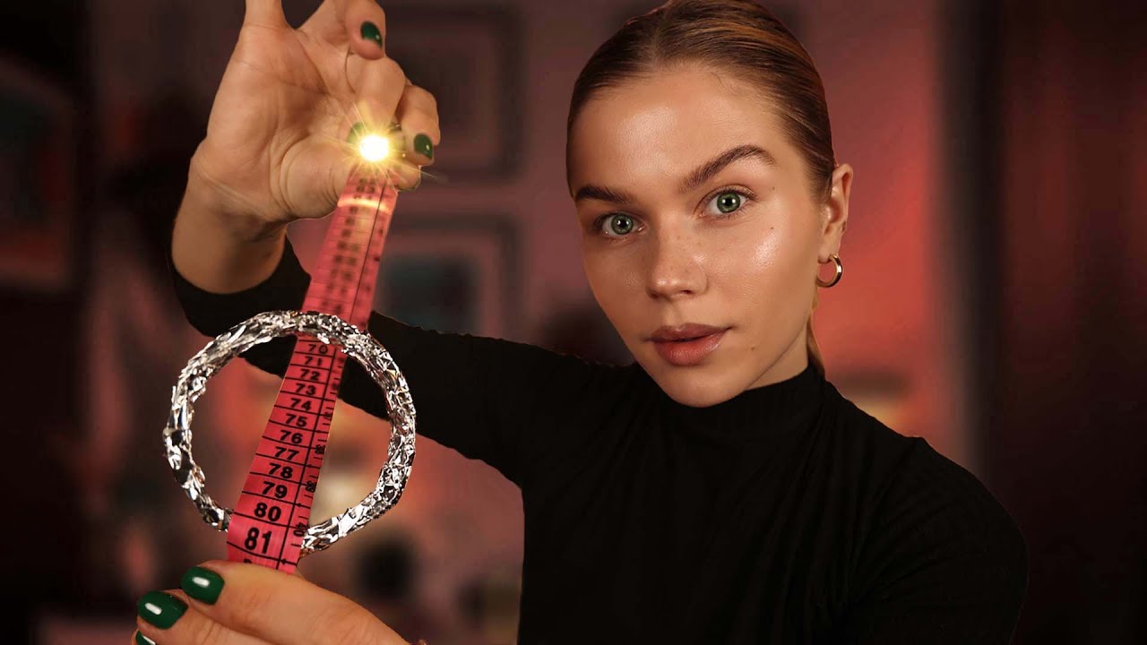 ASMR Measuring & Framing Every Inch of Your Face. (Visuals, Sketching ...