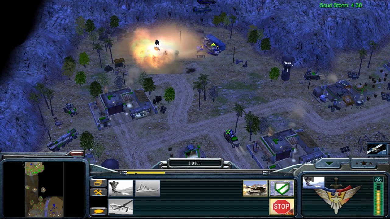 [C&C Generals Zero Hour] USA Mission 4 - Hard (Fast Strategy*) - YouTube