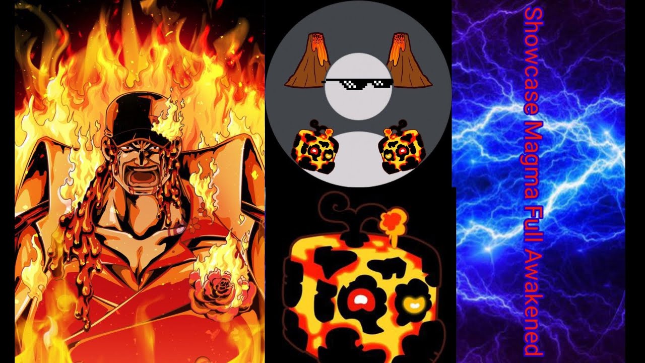 Showcase Magma Full Awakened | Blox Fruit | Roblox - YouTube
