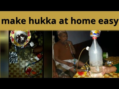 how to make hukka at home easy - YouTube