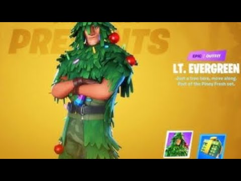 How To Unlock Free Christmas Tree Skin - Fortnite Winterfest - YouTube