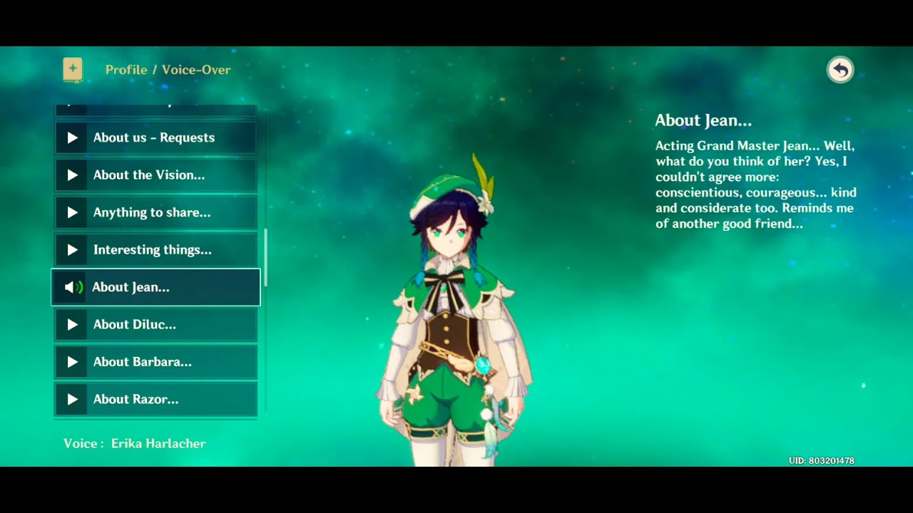 Venti about other characters - Genshin Impact Voicelines - YouTube