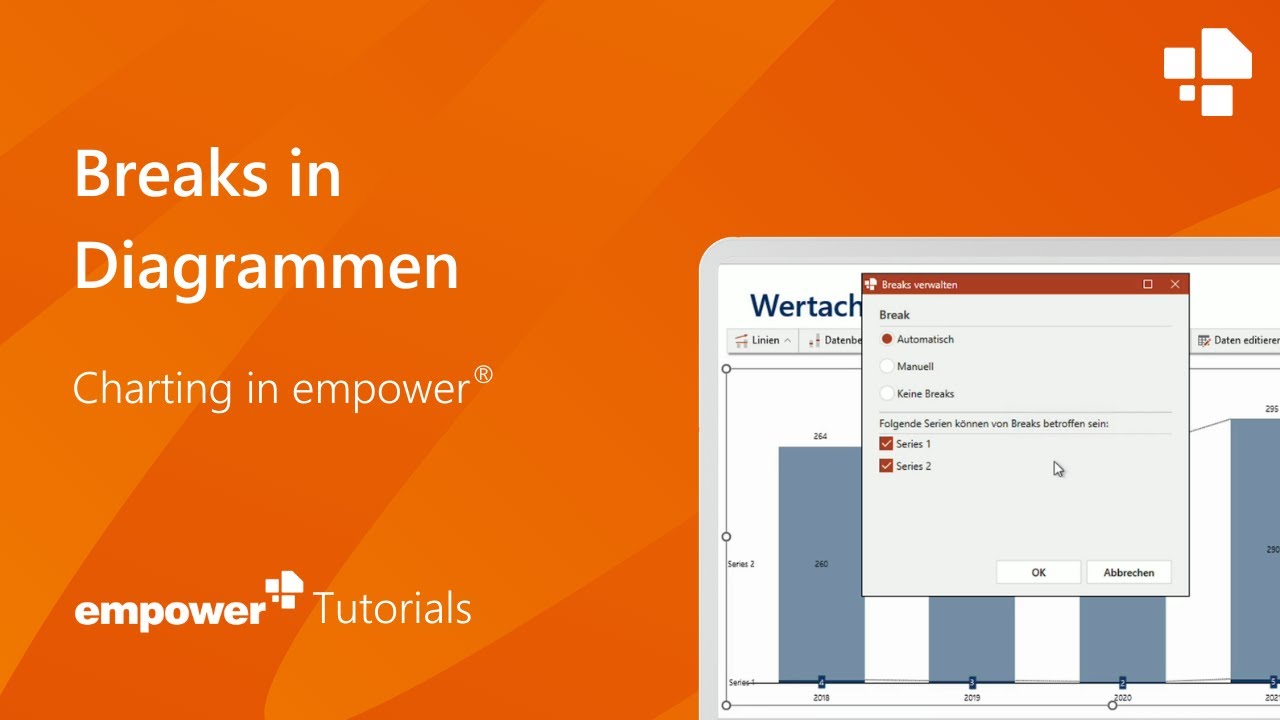 Breaks in Diagrammen - Charting in empower® - YouTube