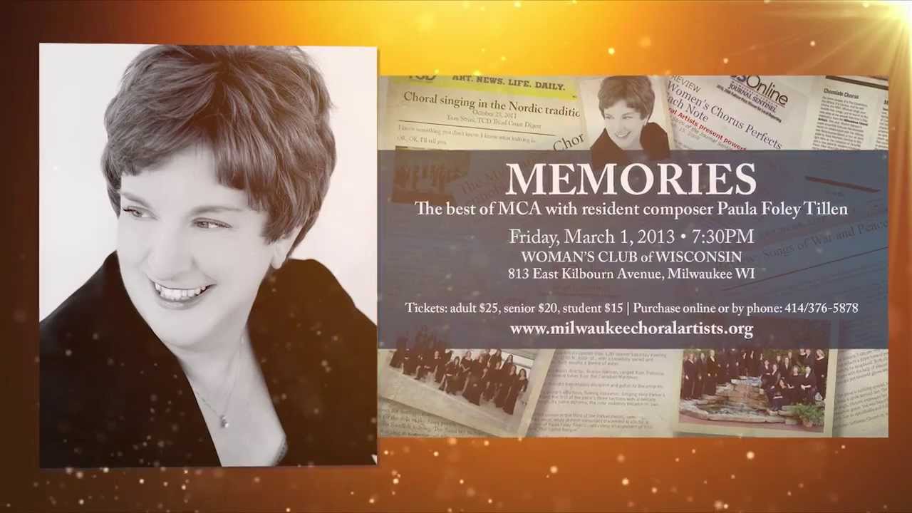 Memories: The Best of MCA With Resident Composer Paula Foley Tillen ...