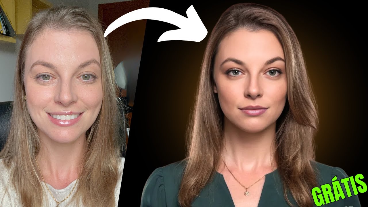 Como Transformar Suas FOTOS em FOTO PROFISSIONAL com IA (GRÁTIS ) - YouTube