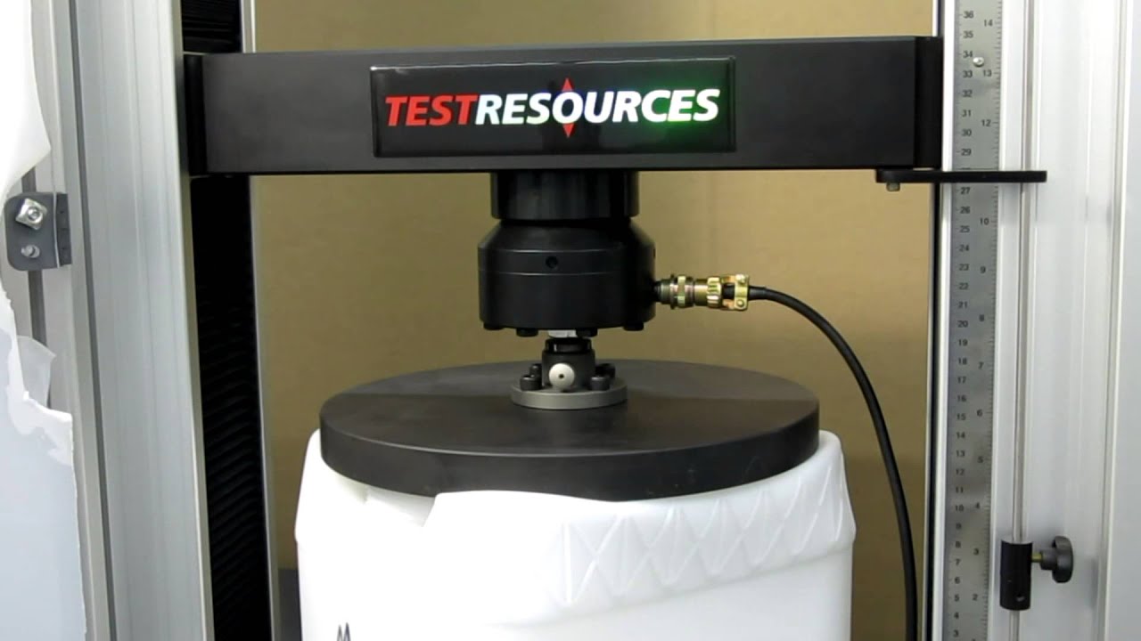 ASTM D642 test with a 312Q TestResources Test Machine - YouTube