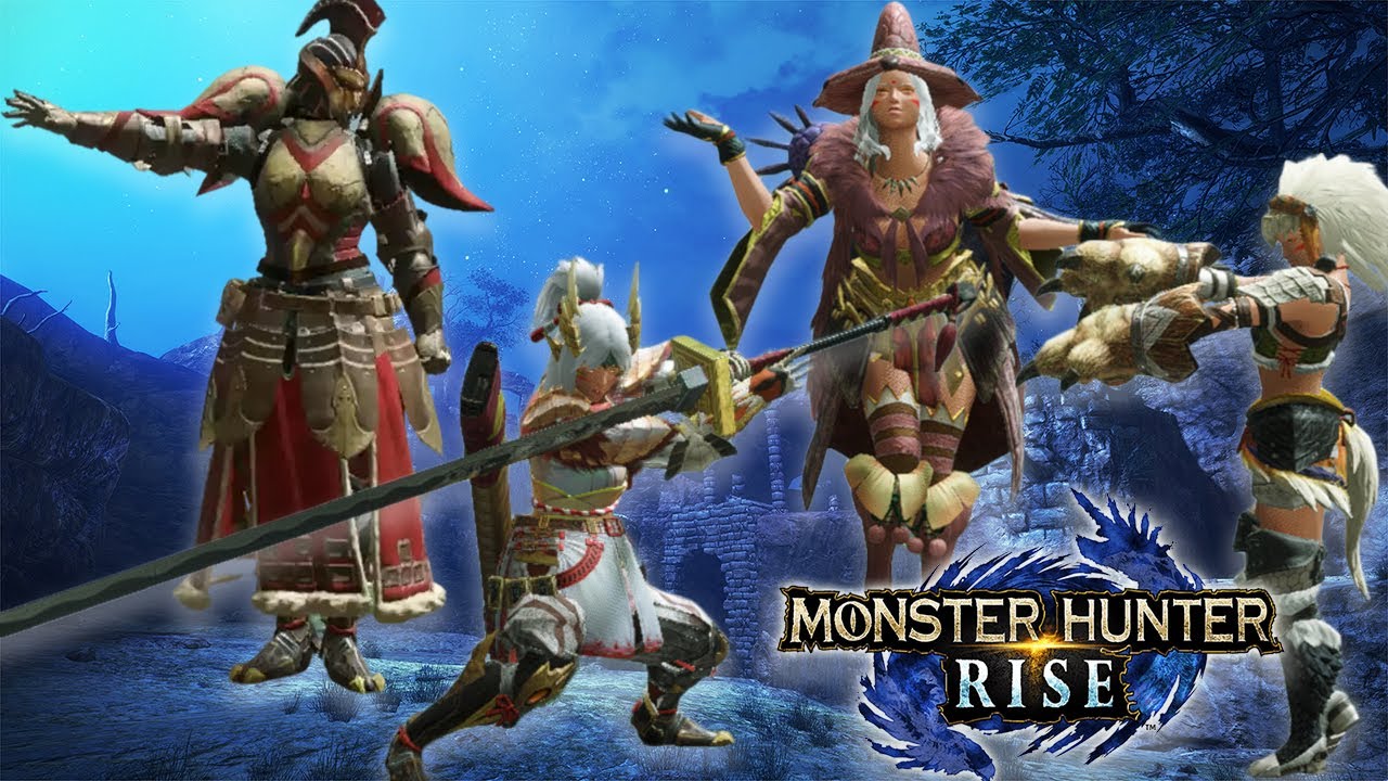 Monster Hunter Rise Female Layered Armor Fashion 4 - YouTube