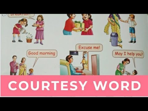 GREETING/COURTESY WORD/EVS/LKG/KIDS.Learn Good Manners For Kids/The ...