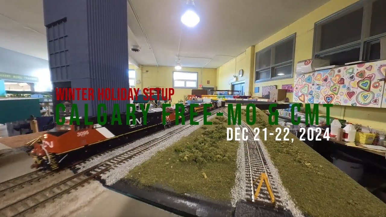 Calgary Free-Mo & Calgary Model Trainmen Winter Holiday Setup # ...
