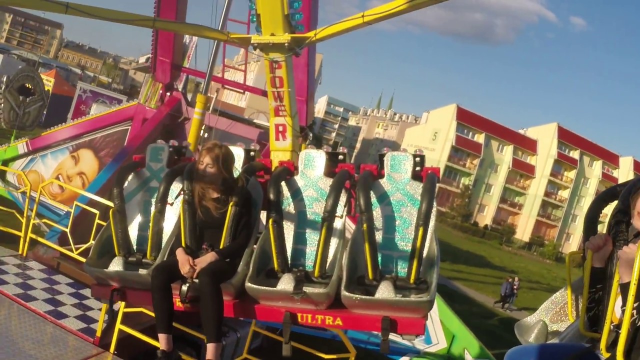 Karuzela Extreme (Lunapark Felner) On ride 1 - Kutno - Majówka 2017 ...