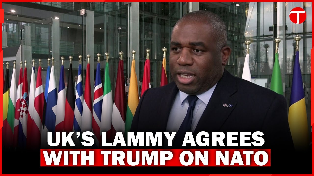 David Lammy Supports Trump on Boosting NATO Spending Beyond 2% - YouTube