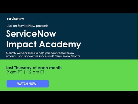 ServiceNow Impact Academy : Leverage Learning Credits to Accelerate ...