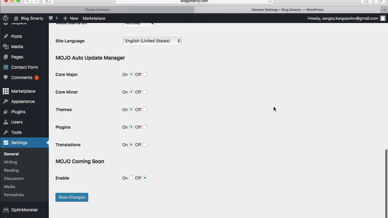 Wordpress tutorial - Change Blog Title and Tagline - YouTube