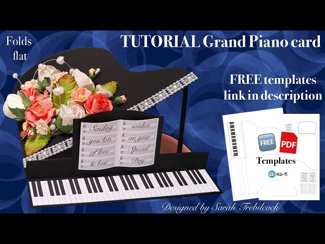 Piano Template Printable
