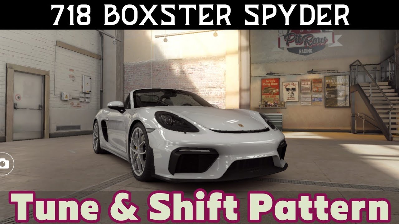 CSR2 718 Boxster Spyder | Tune & Shift Pattern | Stage 5 Setup | CSR ...