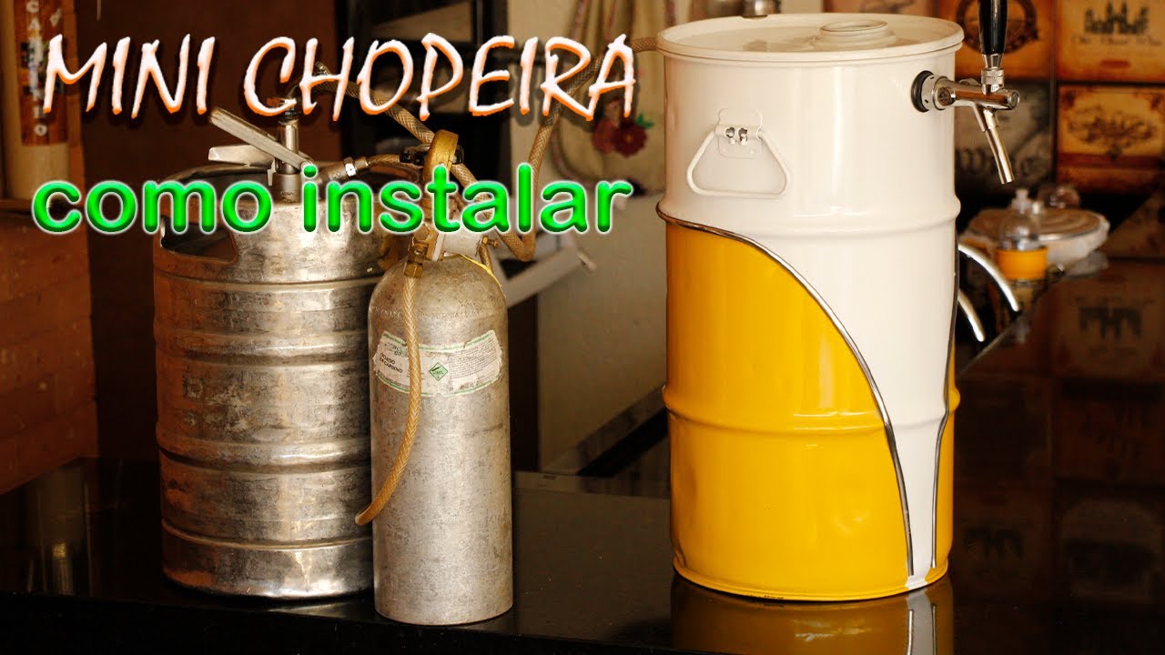 Como instalar o barril na MINI CHOPEIRA - YouTube