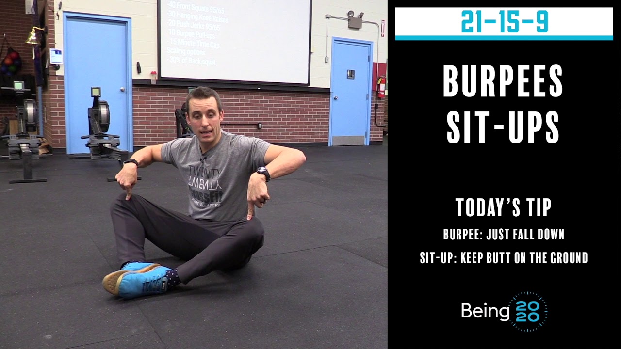 21-15-9 of Burpees and Sit-Ups - YouTube