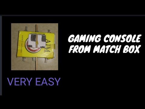 PAPER CONSOLE|VIDEO GAME FROM MATCH BOX |VERY EASY . - YouTube