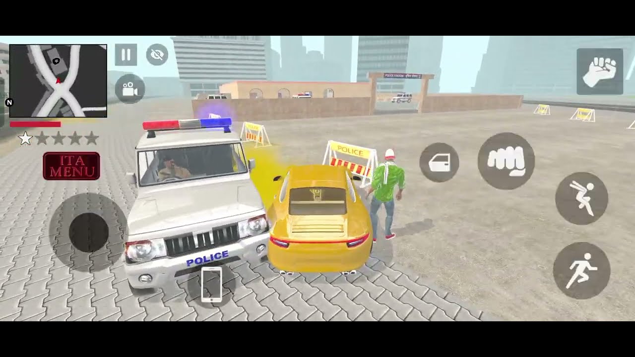 “GTA Mobile ACTION 🔥 | Franklin Trapped by Police Roadblock!” - YouTube