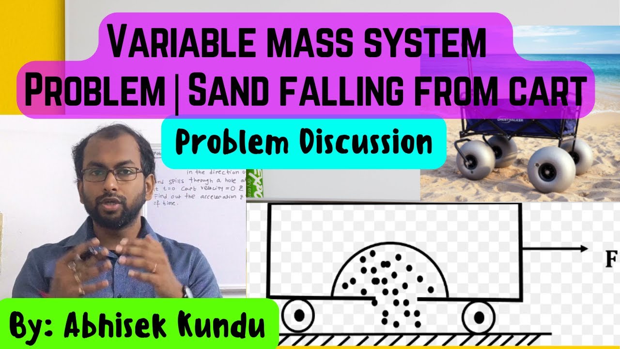 Variable Mass System L4 | Sand Falling from Cart Problem| JEE Advanced Concept #jeeadvanced # ...
