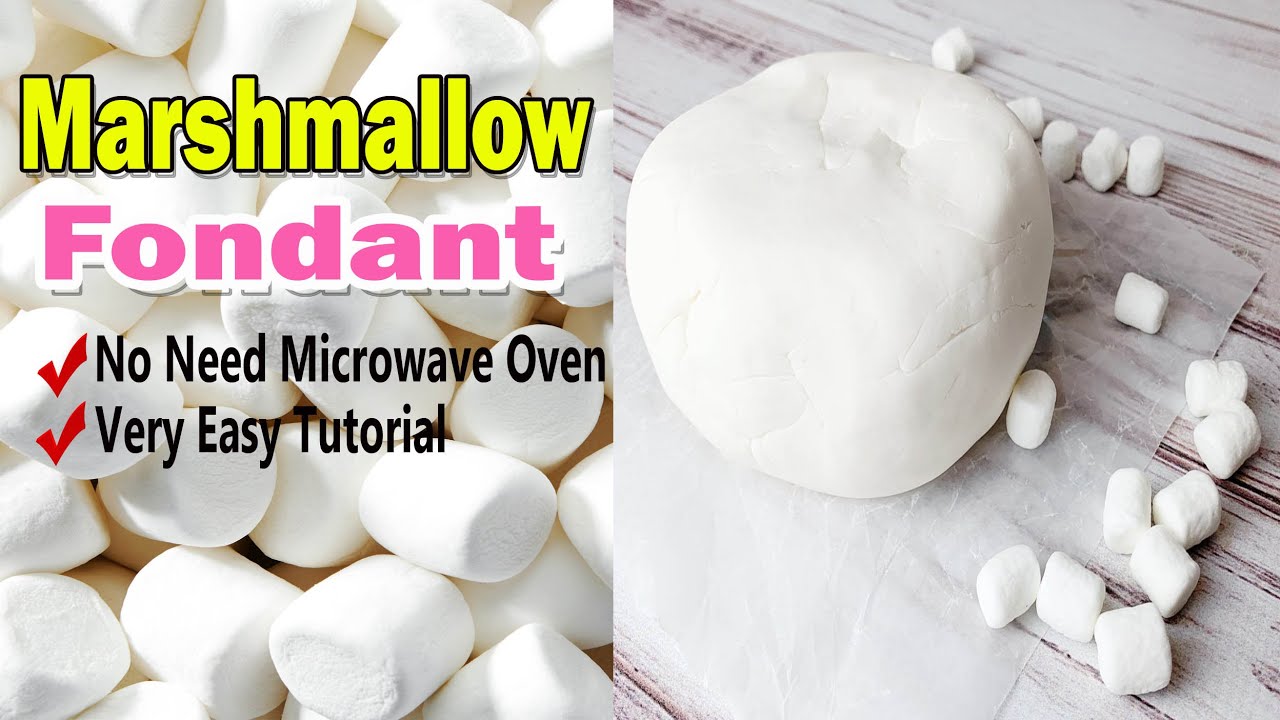 HOW TO MAKE A FONDANT ICING || 2 Ingredients Only || Step by step ...