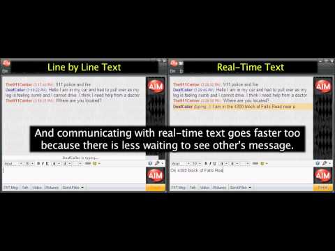 Comparision Real-Time Text versus Instant Messaging Chat for emergency ...