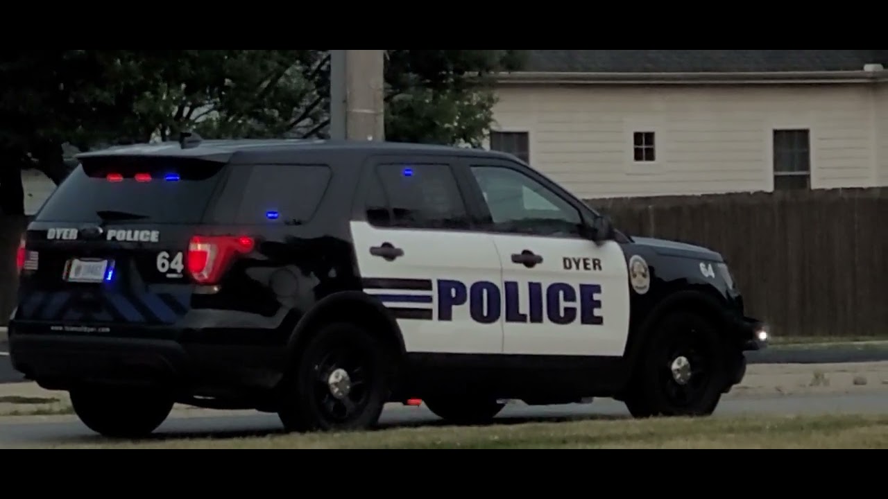 Dyer Police | Strobe Light Pattern | #indiana - YouTube