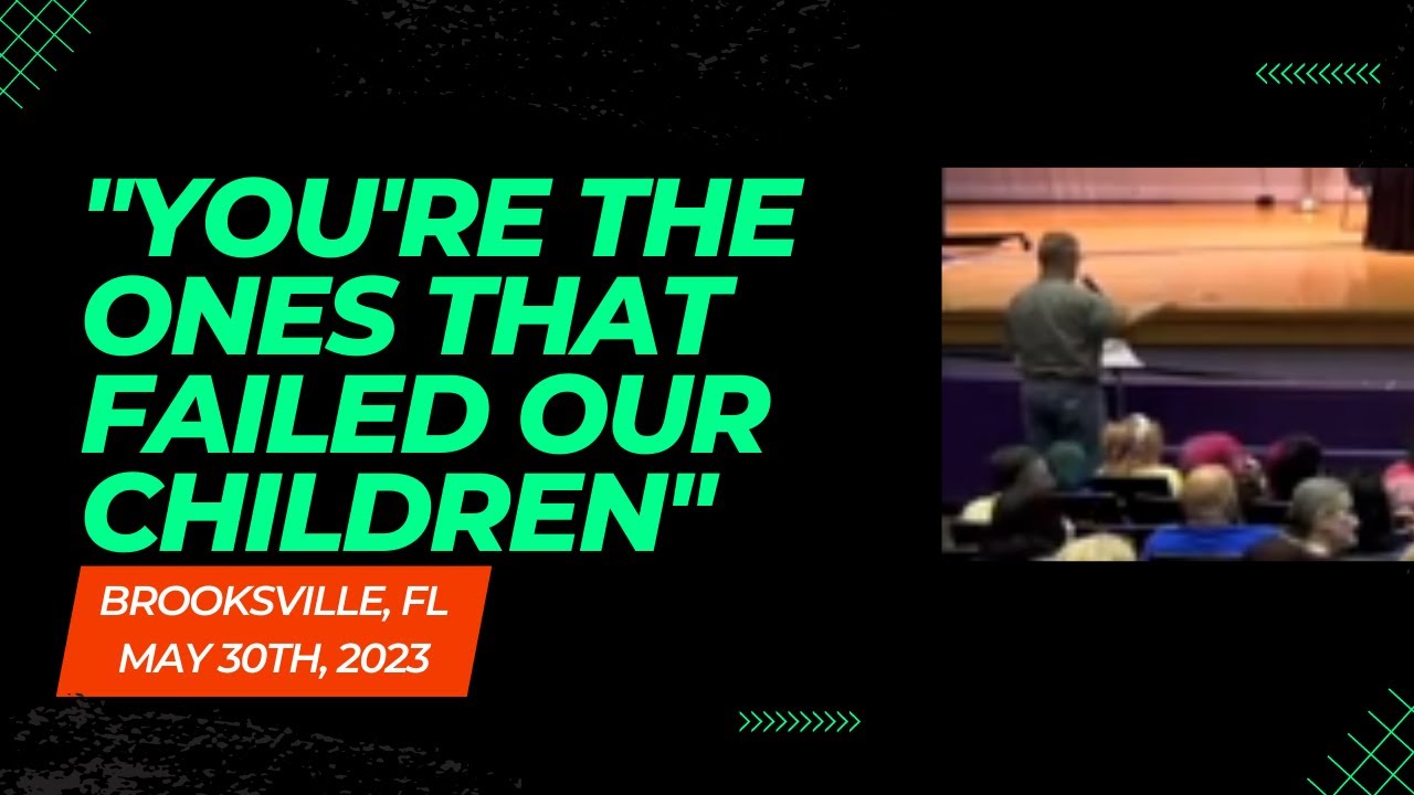 Monty Floyd Public Comment - Hernando Schools Board Meeting (05-30-2023 ...