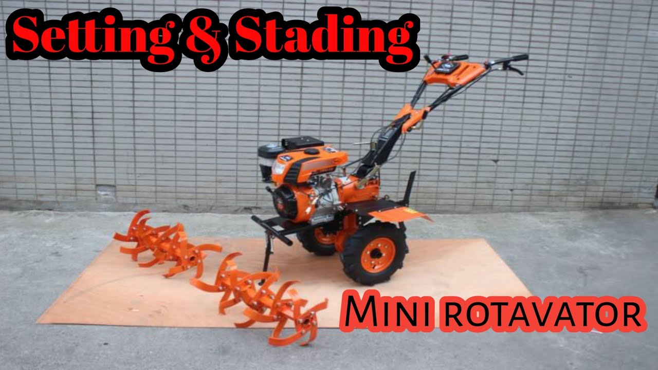 Mini tiller machine ||Godi machine ||Tractor rotavator||MQL Petrol 7Hp ...
