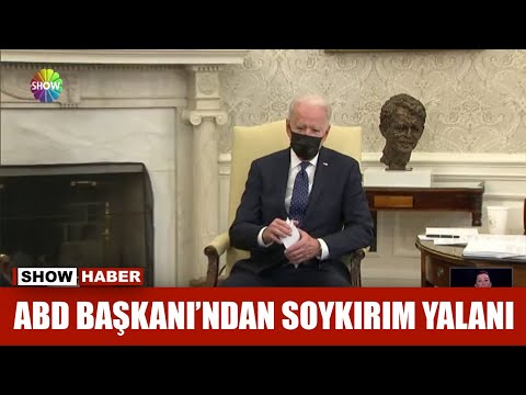 ABD Başkanı'ndan soykırım yalanı