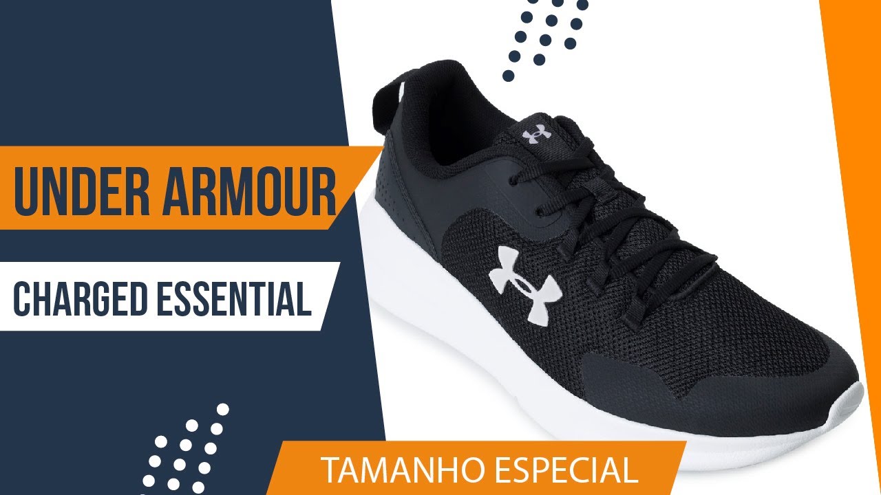 Tênis Under Armour Charged Essential | Alex Shoes - YouTube