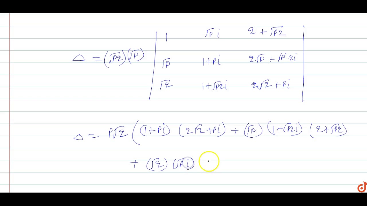 If P And Q Are Distinct Primes And Delta sqrt pq p I q sqrt pq if-p-and-q-are-distinct-primes-and-delta-sqrt-pq-p-i-q-sqrt-pq