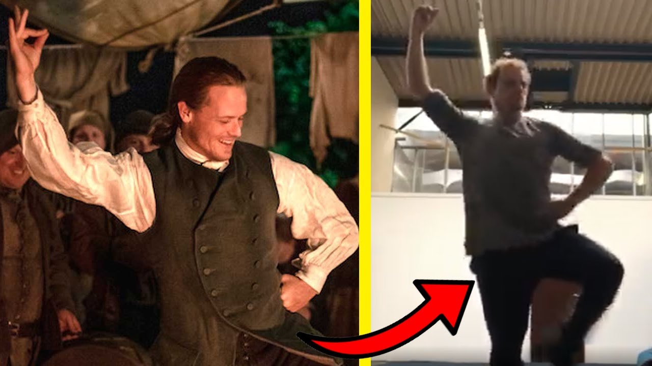 Best & Cute Collection of Sam Heughan Dancing videos l Memorable & Too ...