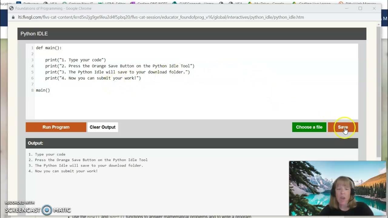 Saving Python Idle - YouTube