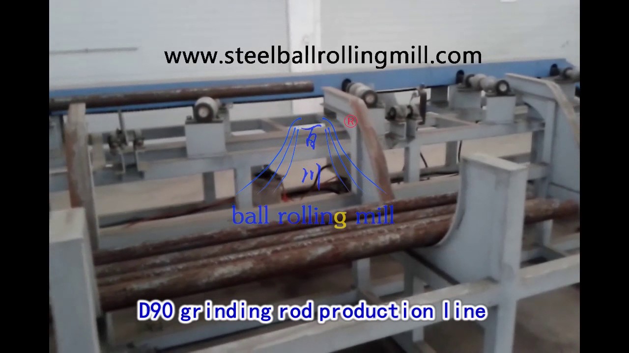 D90 wear-resisting steel bar production line - YouTube